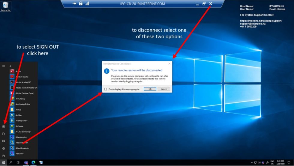Understanding the Look and Feel of the Remote Desktop Environment ...