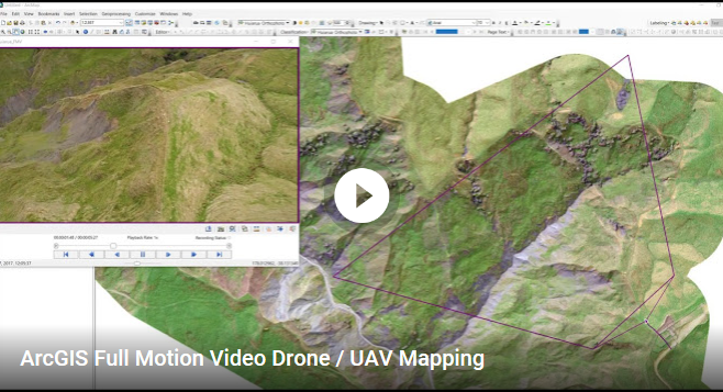 UAV / Drone Full Motion Video Mapping with ESRI Addin | Interpine ...